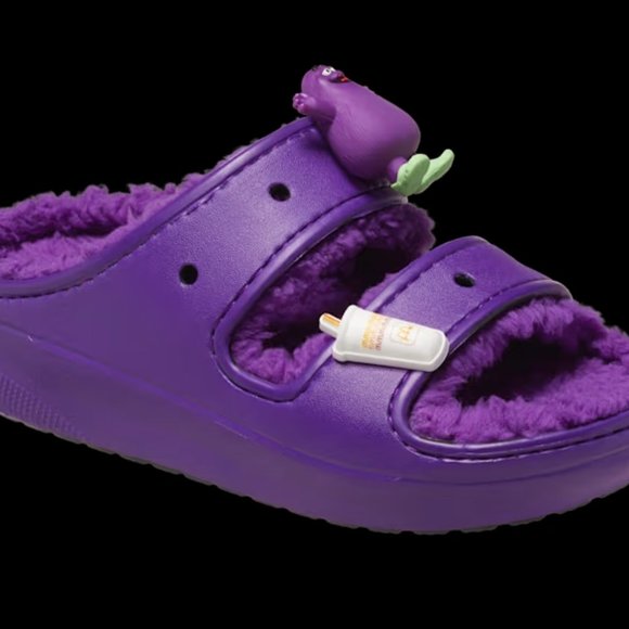 CROCS | Shoes | Mcdonalds X Crocs Grimace Cozzzy Sandal | Poshmark